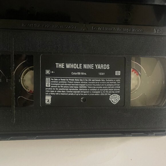 VHS | Media | The Whole Nine Yards Vhs Tape Warner Bros 200 | Poshmark